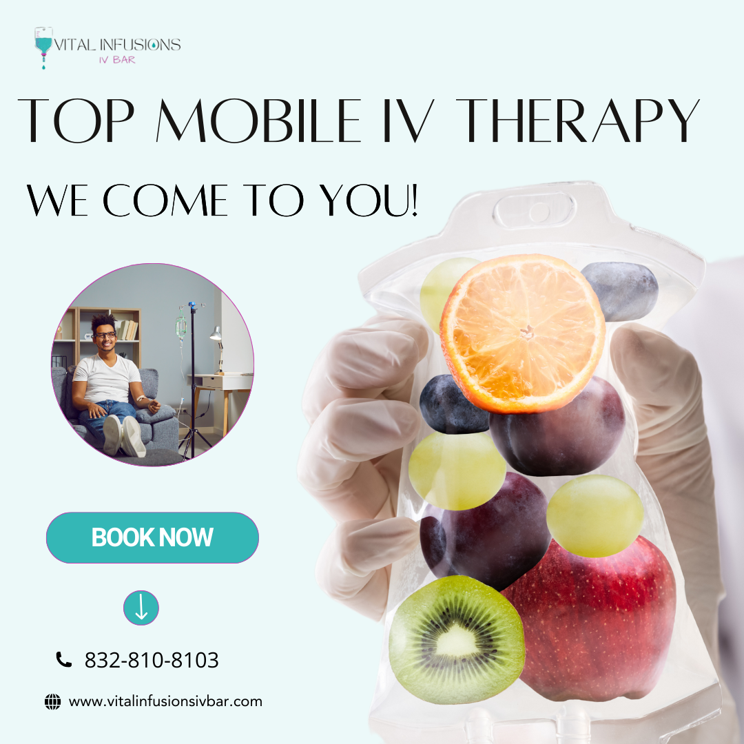 Houston’s Top Mobile IV Therapy – We Come to You!